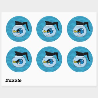 Dory | A Fish Out of Water Classic Round Sticker | Zazzle