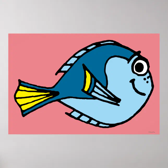 Dory Cartoon Poster | Zazzle