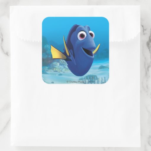 Dory | Finding Dory Square Sticker | Zazzle