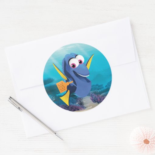 Dory | Finding Who Classic Round Sticker | Zazzle