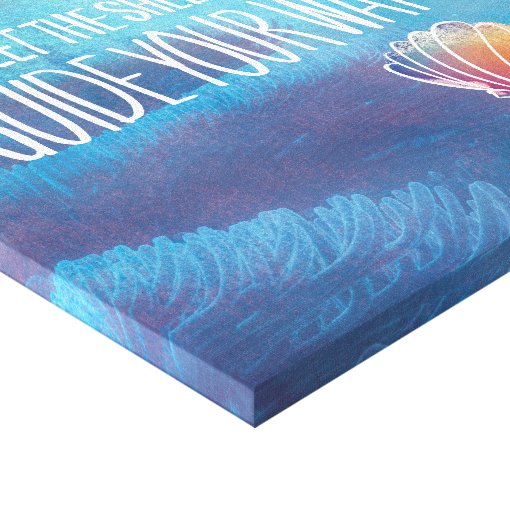Dory | Let the Shells Guide Your Way Canvas Print | Zazzle
