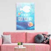 Dory | Let the Shells Guide Your Way Canvas Print | Zazzle