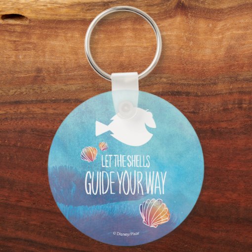 Dory | Let the Shells Guide Your Way Keychain | Zazzle