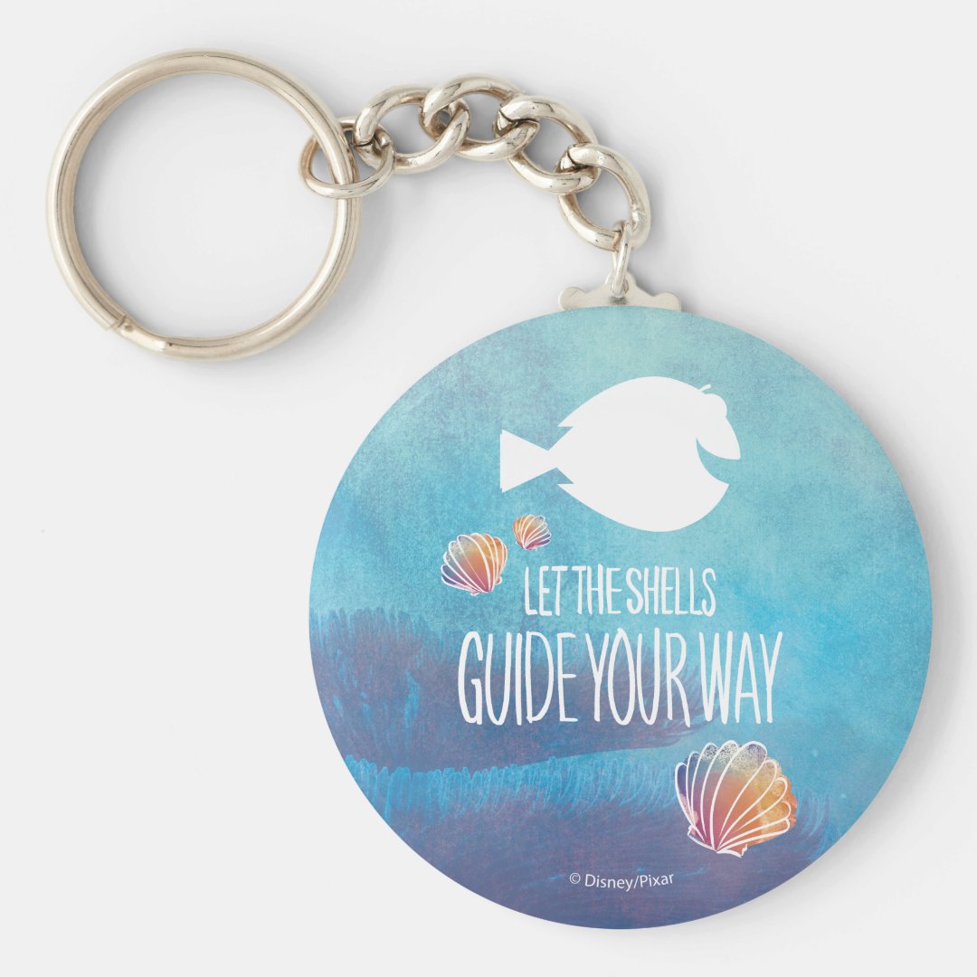 Dory | Let the Shells Guide Your Way Keychain | Zazzle