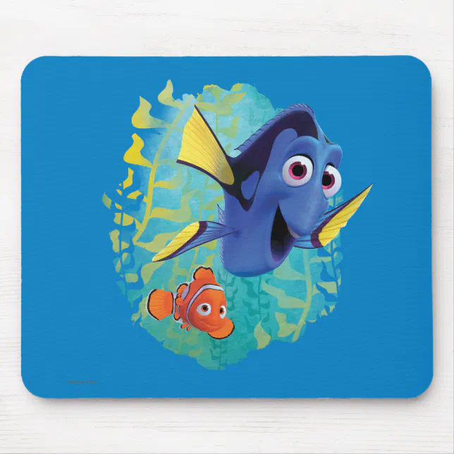 Dory & Nemo | Swim With Friends Mouse Pad | Zazzle
