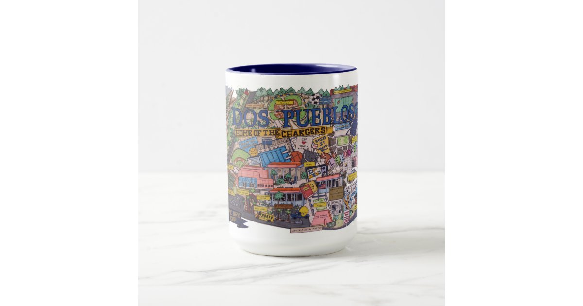 Dos Pueblos Map Coffee Mug | Zazzle