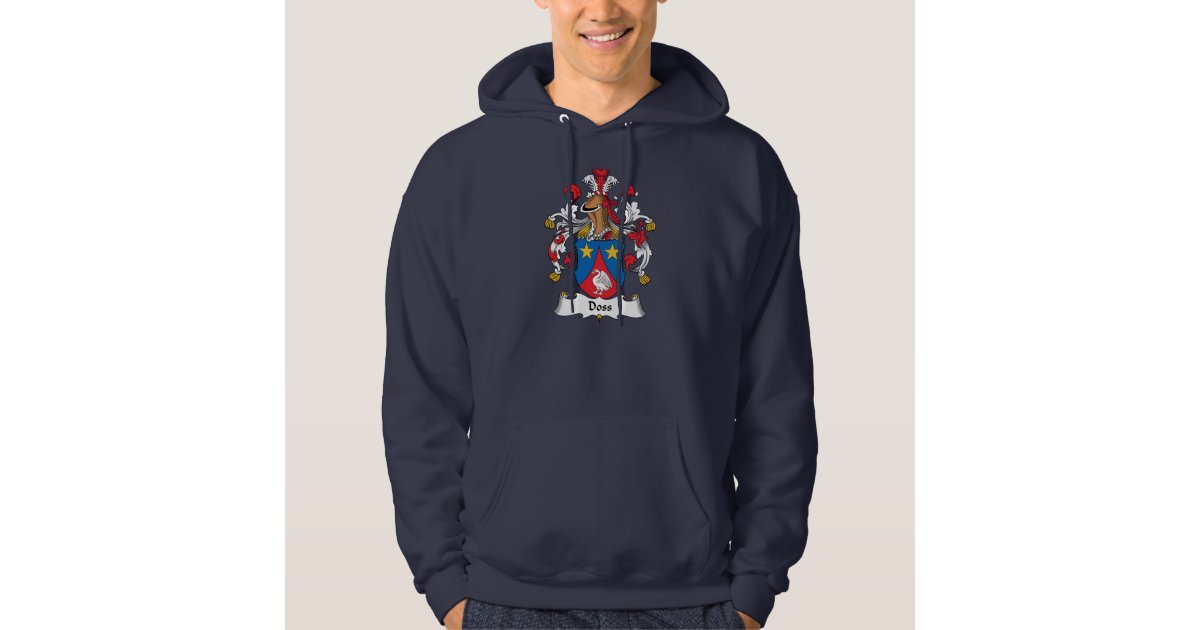 Doss Family Crest Hoodie | Zazzle