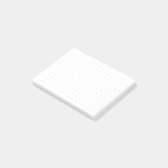 Dot Grid Graph Paper Sticky Notes | Zazzle