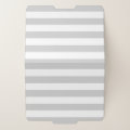 Dots and Stripes | Trendy Gray and White File Folder | Zazzle