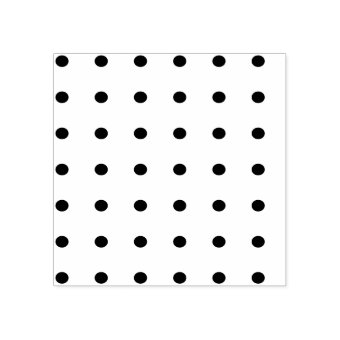Dots Rubber Stamp | Zazzle