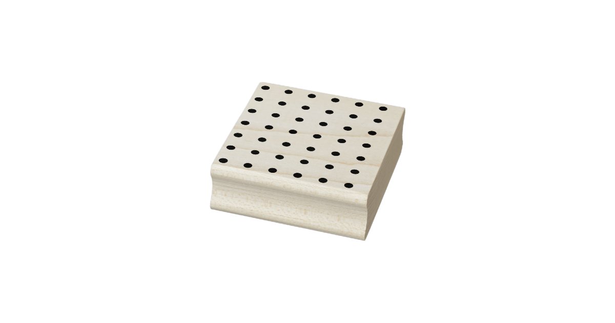 Dots Rubber Stamp | Zazzle