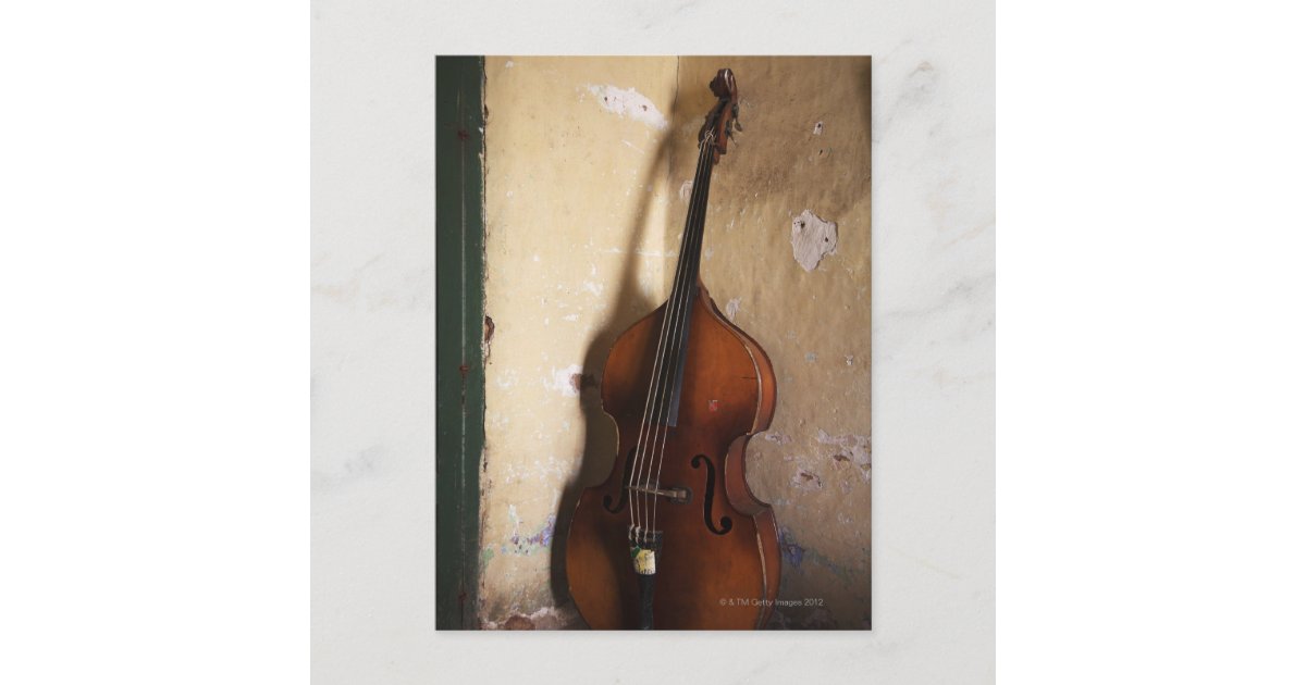 Double Bass Postcard | Zazzle
