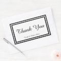 Double Black Trim - Rectangle Sticker | Zazzle