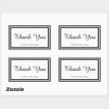 Double Black Trim - Rectangle Sticker | Zazzle