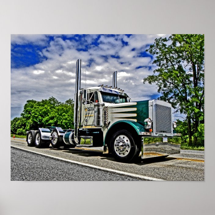 Double D Peterbilt 379 Poster | Zazzle