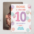 Double Digits Celebration Bash Invitation | Zazzle