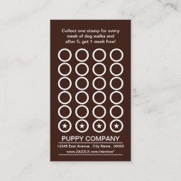 double exposure dog punch card | Zazzle