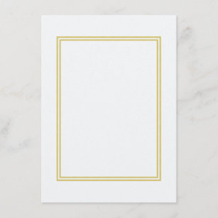 Double Line Border Invitations | Zazzle