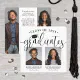Double Graduation 2 Graduates and 4 Photos Joint Announcement | Zazzle