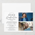 Double Graduation Celebration Graduate Photo Invitation | Zazzle