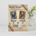 Double Header Baseball birthday invitation | Zazzle