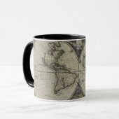 Double Hemisphere World Map | 1672 Mug | Zazzle