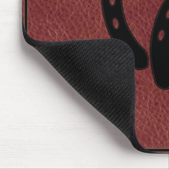 Double Horse-shoes BRANDED MOUSEPAD | Zazzle