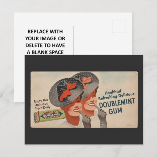 Double Mint Twins Poster Art Postcard | Zazzle