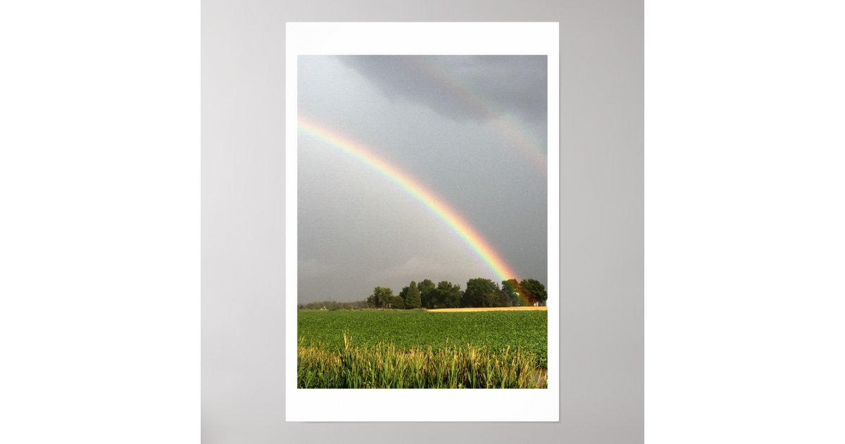 Double Rainbow Photo Poster | Zazzle