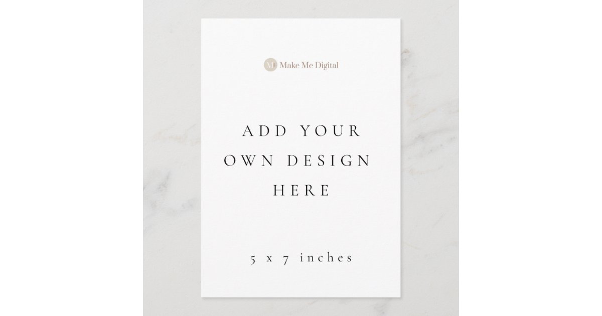 DOUBLE SIDE 5x7 inch Wedding Program/Menus Menu | Zazzle