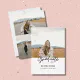Double Sided 4 Photo White Graduation Announcement | Zazzle