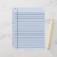 Double Sided Blank Lined Writing Paper | Zazzle