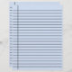 Double Sided Blank Lined Writing Paper | Zazzle