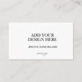 Double sided Business Card Printing | Zazzle