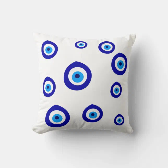Double Sided Evil Eye Throw Pillow | Zazzle