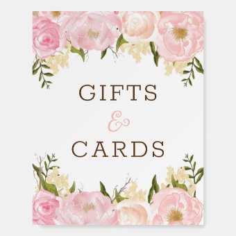 Double Sided Gifts and Cards and Favors Sign | Zazzle