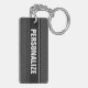 Double sided keychain | Personalize two sides | Zazzle