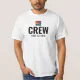 Double Sided Logo Design Crew Mens White Value T-Shirt | Zazzle