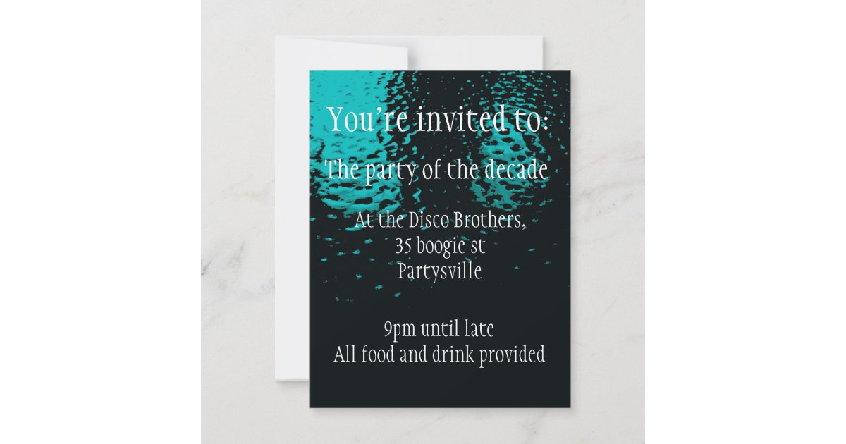 Double sided party invitation for any occasion | Zazzle