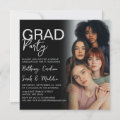 Double Sided Photo Group Graduation Party Invitation | Zazzle