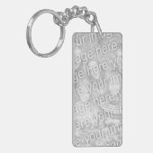 Double sided photo keychain | Image on two sides | Zazzle