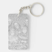 Double sided photo keychain | Image on two sides | Zazzle