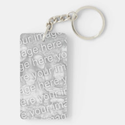 Double sided photo keychain | Image on two sides | Zazzle
