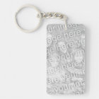 Double sided photo keychain | Image on two sides | Zazzle