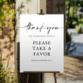 Double Sided Wedding Welcome Sign and Favor Sign | Zazzle