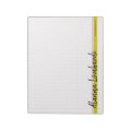 Double Stripe Script Grid Memo Pad | Zazzle