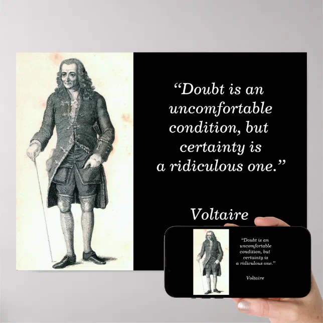 Doubt - art print | Zazzle