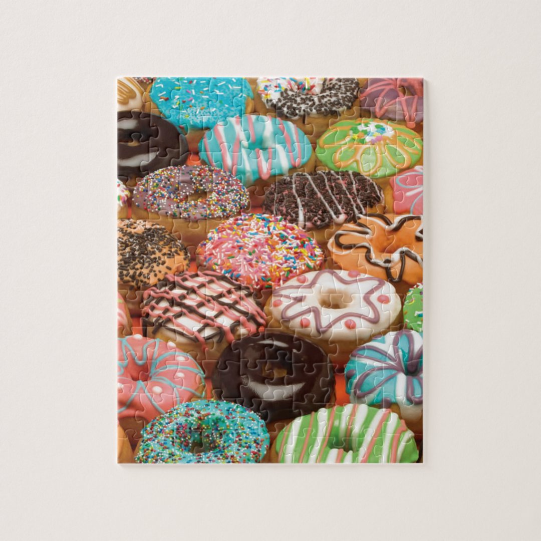 doughnuts jigsaw puzzle | Zazzle