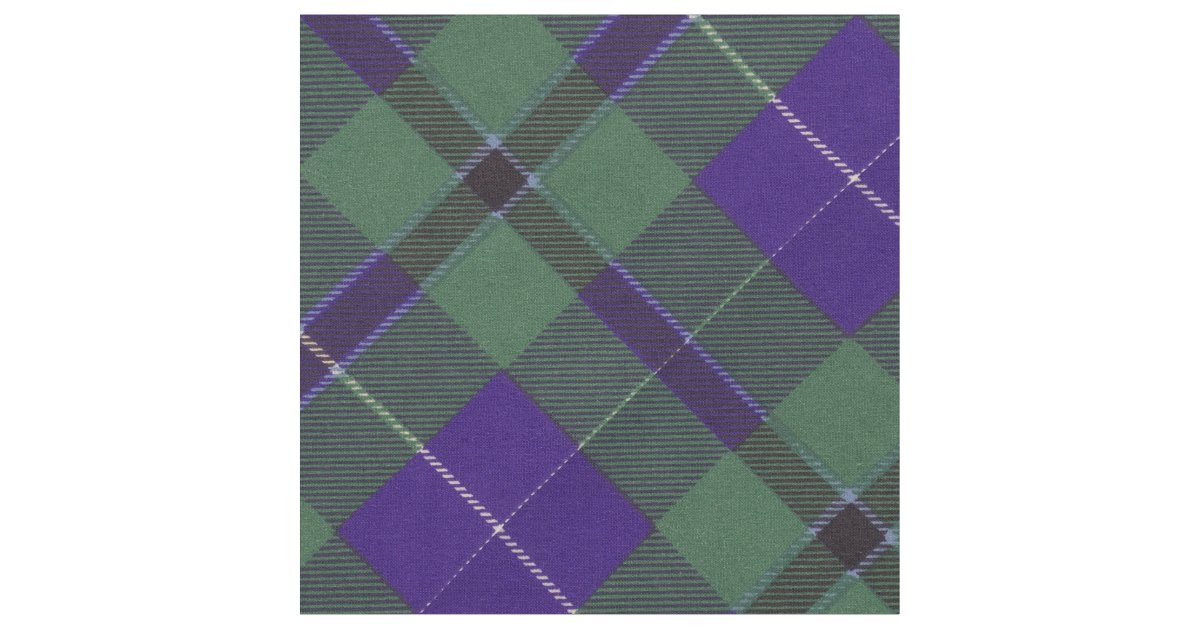 Douglas clan Plaid Scottish tartan Fabric | Zazzle
