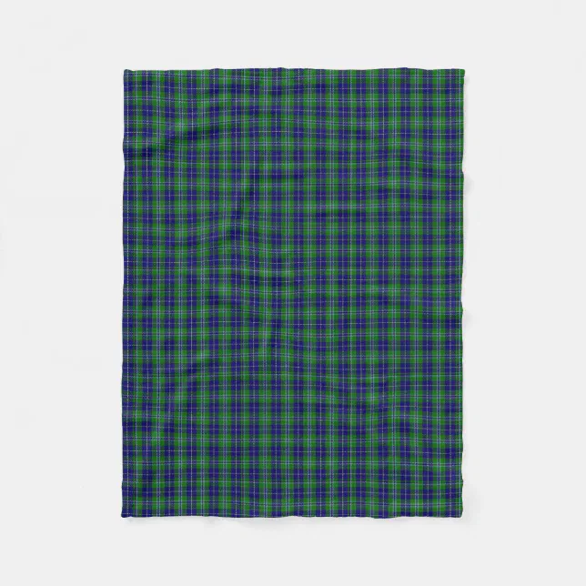 Douglas Clan Tartan Plaid Fleece Blanket | Zazzle